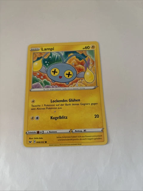 BASIS KARTEN POKEMON Schwert & Schild Sammelkartenspiel 2020 aussuchen ...