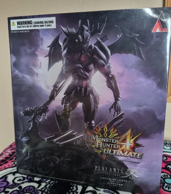 MONSTER HUNTER ULTIMATE 4 Diablos Play Arts Kai Figure Capcom Square ...
