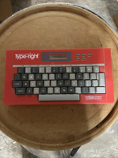 VTECH TYPE-RIGHT INTERACTIVE Typing Tutor (missing Course Book and ...