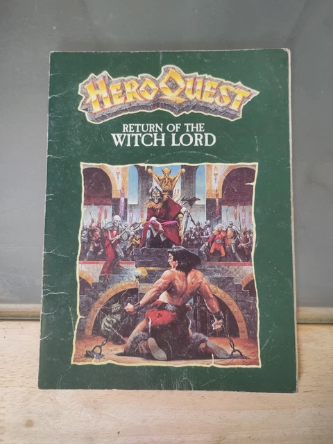 HEROQUEST QUEST BOOK Return of the Witch Lord originale EUR 4,67 ...