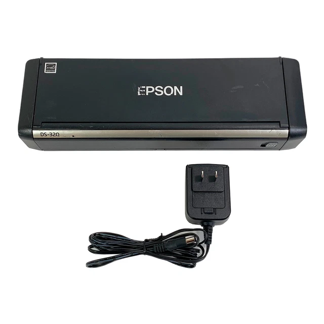 EPSON DS-320 PORTABLE Duplex Document Scanner J391B USB 3.0 w/Bundle ...