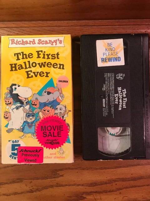 RICHARD SCARRY’S THE First Halloween Ever VHS 1993 CHILDRENS Movie 25 ...