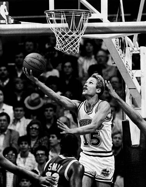 BRAD DAVIS DALLAS Mavericks 1985 at Reunion Arena in Dallas, Texas Old ...