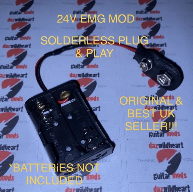 EMG 24V ACTIVE Pickup Mod No Soldering!EMG 81 85 60 89 57 66 SA £10.99 ...
