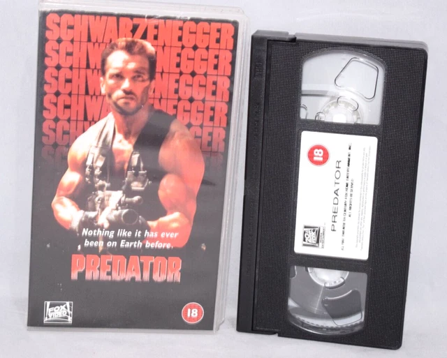 PREDATOR VHS CASSETTE Arnold Schwarzenegger FOX Video Vintage £9.99 ...