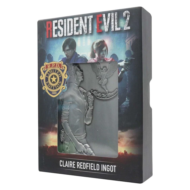 RESIDENT EVIL 2 Limited Edition Claire Redfield Collectible Metal Ingot ...