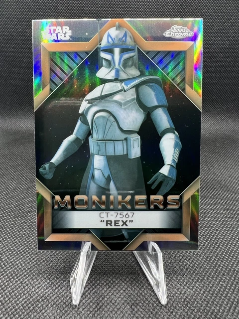 2023 TOPPS CROMATO Star Wars CT-7567 "Rex" Monikers #M-20 EUR 1,35 ...
