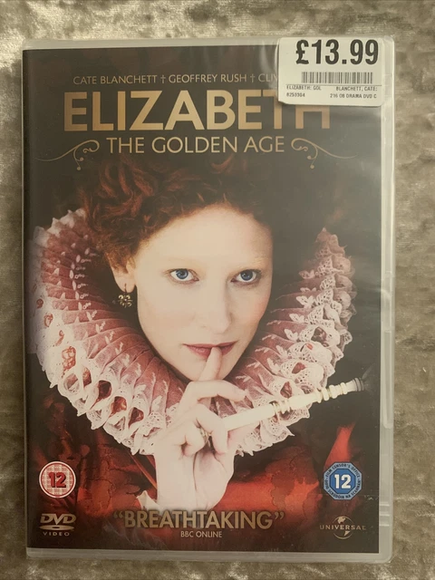 ELIZABETH: THE GOLDEN Age DVD (2008) Jordi Molla, Kapur New And Sealed ...