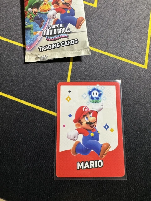 SUPER MARIO BROS. WONDER brothers MARIO trading card NINTENDO SWITCH £6 ...