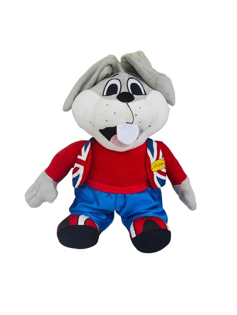 PARK RESORTS LOOPY Large Soft Plush Toy Union Jack 20" Imperfections ...