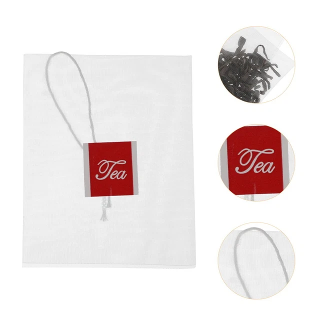100PCS EMPTY TEA Bags for Loose Tea and Brewing $17.55 - PicClick AU