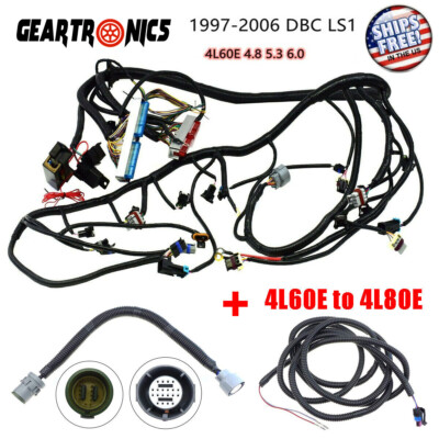 DBC FOR 97-06 Standalone Wire Harness w/4L80E 4.8L 5.3L 6.0L LS LS1 SWAP VORTEC EUR 218,17 ...