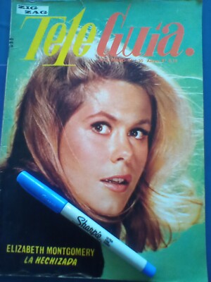 ELIZABETH MONTGOMERY DIANA Rigg Leigh Taylor YOUNG RARO teleguia ...