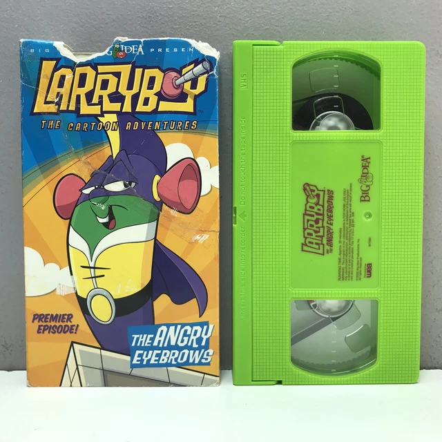 VEGGIETALES LARRY BOY Cartoon Adventures Angry Eyebrows VHS Video Tape ... VEGGIETALES LARRY BOY Cartoon Adventures Angry Eyebrows VHS Video Tape ...