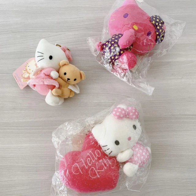 HELLO KITTY PLUSH [Unused] Sanrio Kitty-chan mascot key chain angel etc. Vintage £224.08 ...
