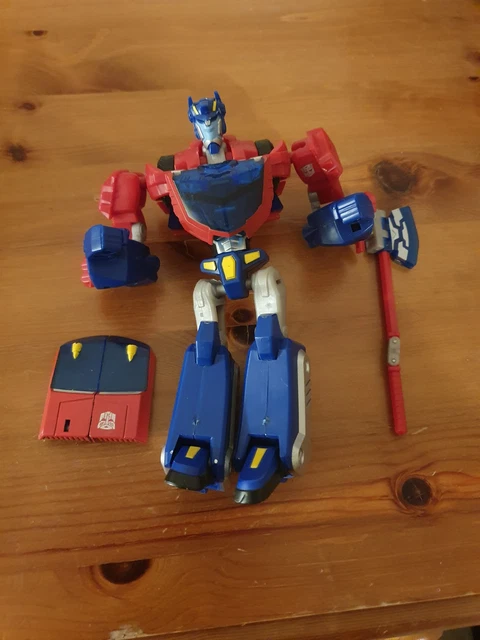 ORIGINAL TRANSFORMERS ANIMATED Deluxe Class Cybertron Mode Optimus ...