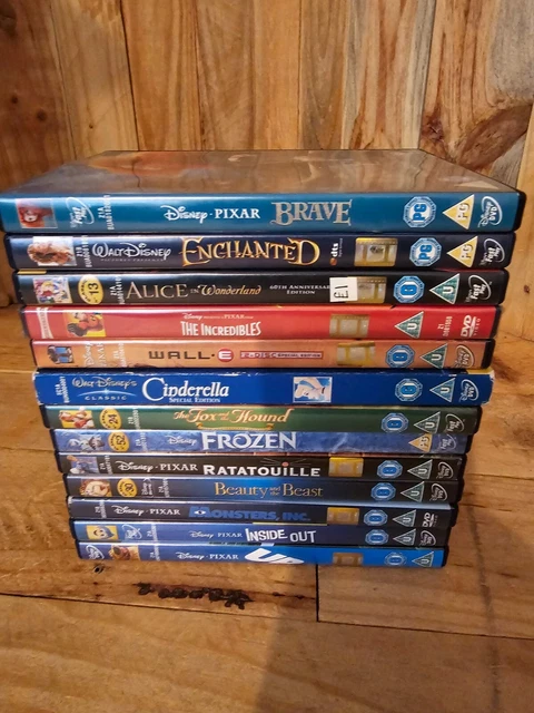 X13 DISNEY FILMS DVD Bundle - Brave, Enchanted, Cinderella, Frozen, Up ...
