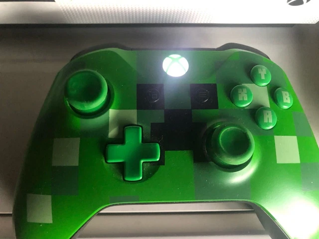 MICROSOFT XBOX ONE Wireless Controller (Minecraft Creeper) £21.00 ...
