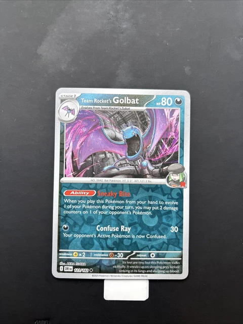 POKÉMON TCG TEAM Rockets Golbat Destined Rivals 121/182 R Holo £2.80 ...