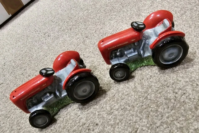 VINTAGE BORDER FINE Arts Massey Ferguson Tractor Salt and Pepper £30.00 ...