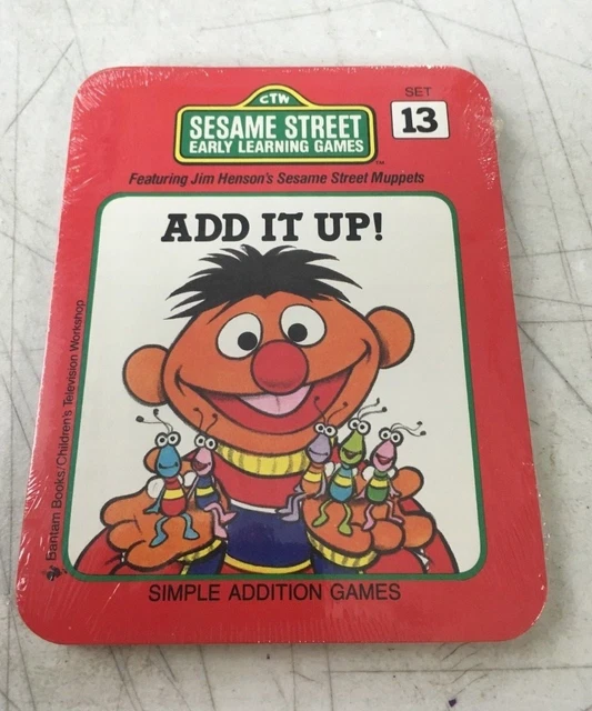 SESAME STREET EARLY Learning Games Simple Addition Games Set 13 Add It 