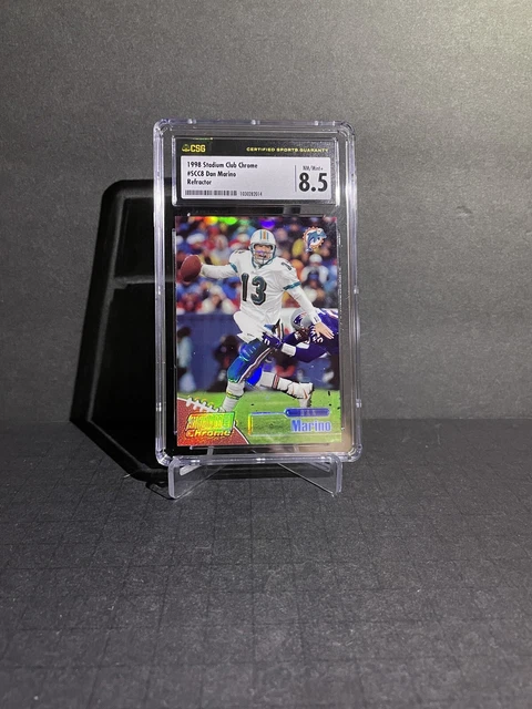 (CSG 8.5) 1998 Stadium Club Chrome Dan Marin Carte réfracteur #SCC8 EUR ...