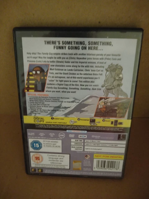 FAMILY GUY: SOMETHING Something Dark Side DVD (Certificate 15) EUR 1,15 ...