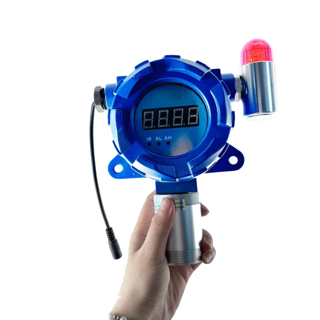 FIXED CLO2 DETECTOR CLO2 Gas Detector Monitor Alarm with Range 0-10ppm ...