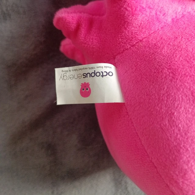 OCTOPUS ENERGY CONSTANTINE Pink Octopus Plush Soft Toy Brand New £6.00 ...