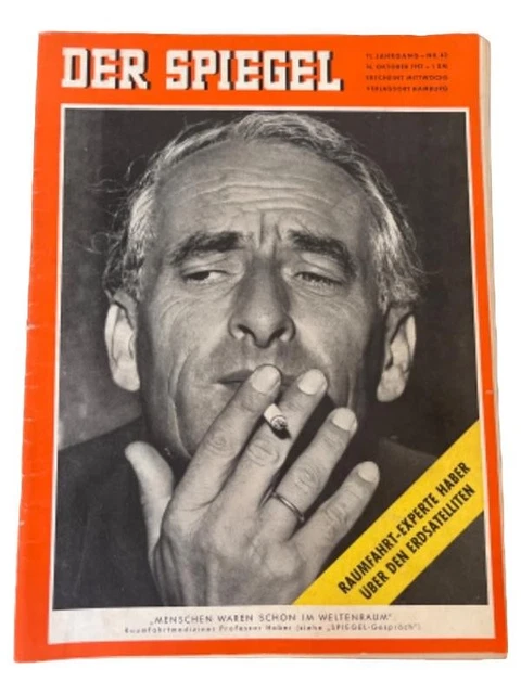 DER SPIEGEL SCIENCE Espace Magazine Vintage Année 11 No. 42 EUR 6,95 ...