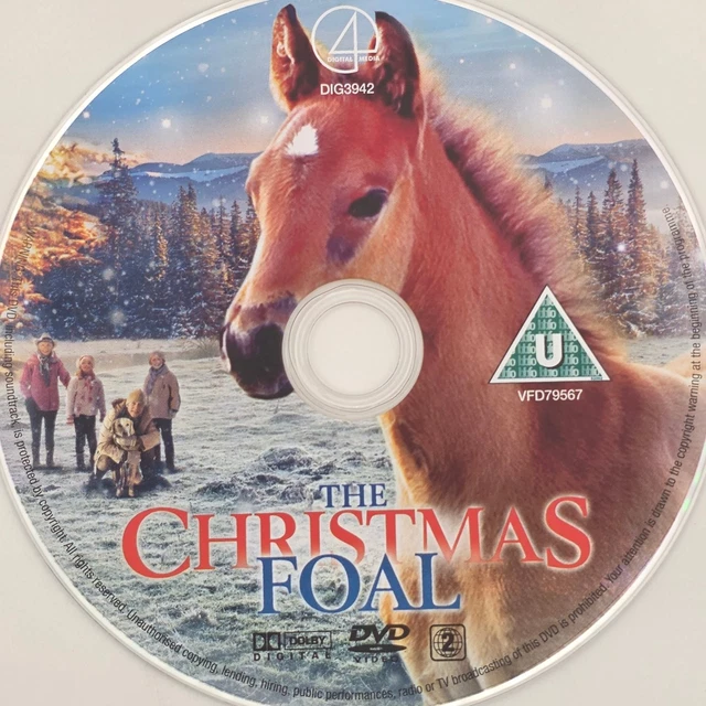 THE CHRISTMAS FOAL DVD Family Film Region 2 U Certificate DIGITAL MEDIA ...