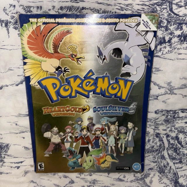 POKÉMON HEARTGOLD SOULSILVER Official Johto Guide & Pokédex *See Photos ...