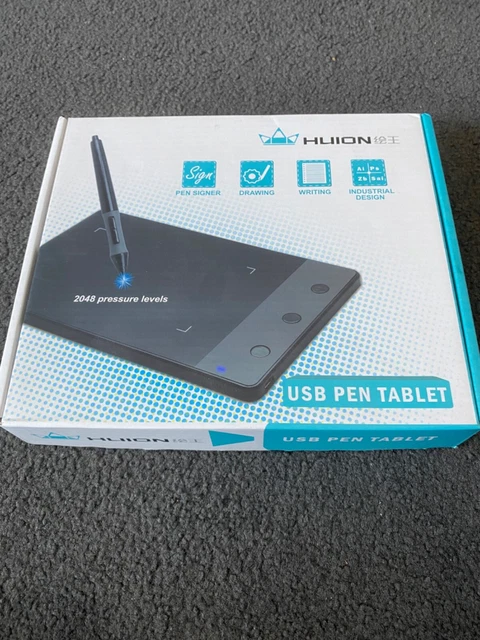HUION H420 GRAPHICS Drawing with 3 Shortcut 2048 Levels Pressure Z6H9 $29.95 - PicClick AU