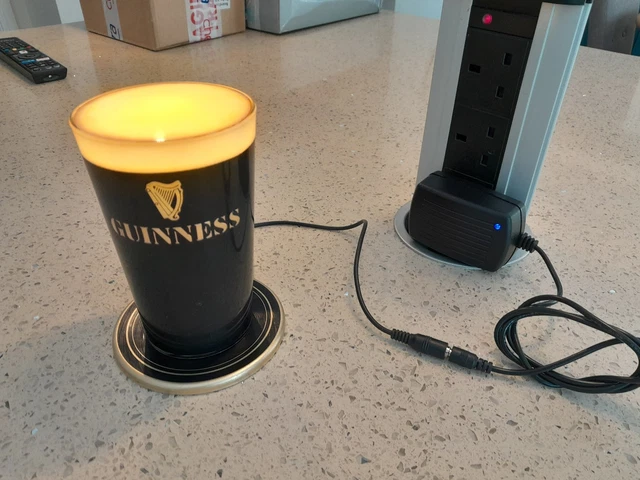 GUINNESS ILLUMINATED BAR Top Pub Pump Font Light (Working) £83.91 ...