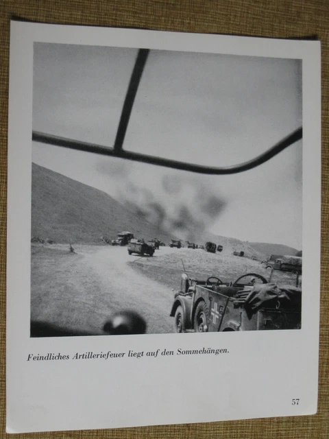 ORIGINAL WWII GERMAN Photo ROMMEL'S 7th PANZER DIVISION UNDER FRENCH ...