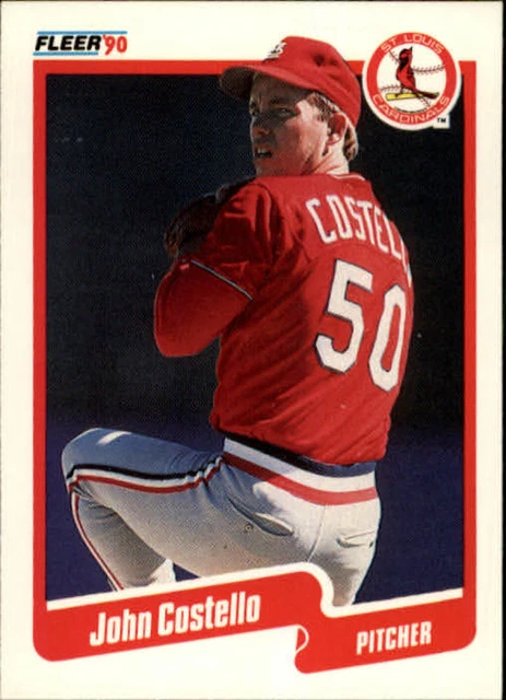 1990 FLEER BASEBALL #246 John Costello St. Louis Cardinals EUR 0,82 ...