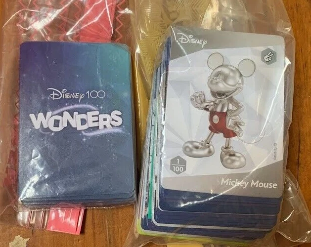 WOOLWORTHS WONDERS DISNEY 100 Collector Trading Cards 2023-112 Cards ...