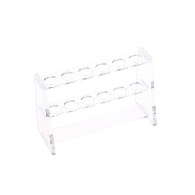 1PIECE/LOT 10ML TEST Tube Rack Holder Organic Glass Test Tube Stand ...