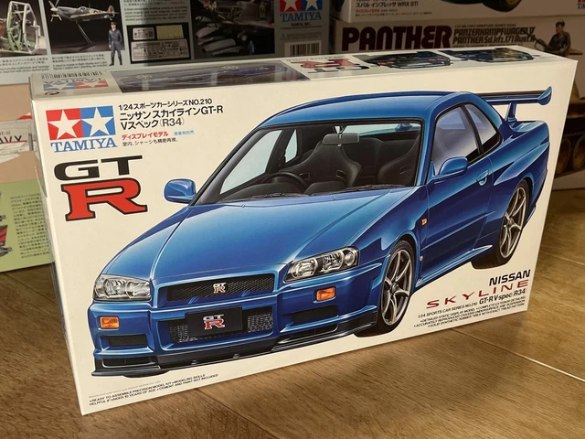 TAMIYA 24210 NISSAN Skyline GT-R V-Spec (R34) 1/24 scale EUR 27,73 ...