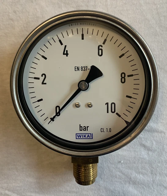 Wika Manometer 0 100 Bar ZU VERKAUFEN! - PicClick DE