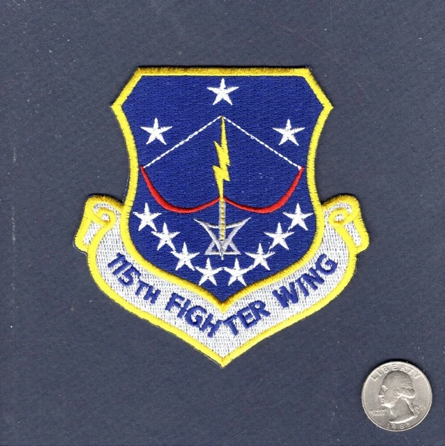 115TH FW WI Ang USAF F-35 Lightning F-16 Falcon Fighter Aile Escadron ...