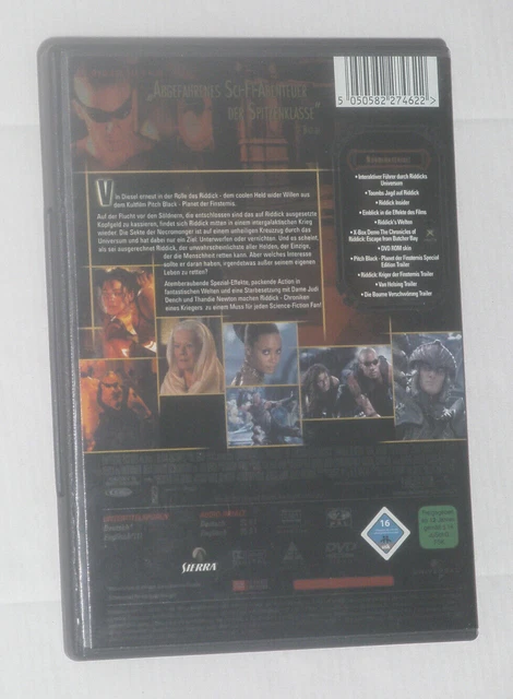 RIDDICK - CHRONIKEN eines Kriegers*DVD*Vin DIESEL*Thandie NEWTON*Colm ...