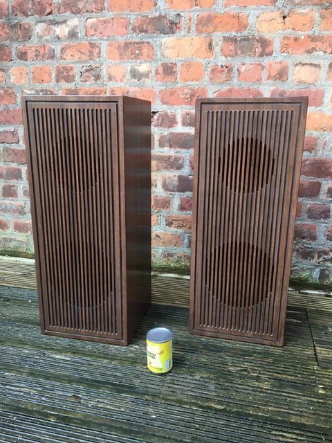 LARGE VINTAGE SPEAKERS £20.00 - PicClick UK