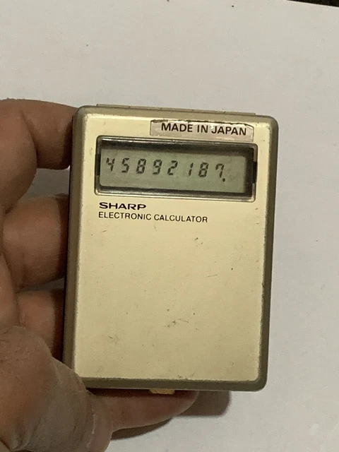 VINTAGE SHARP CT-550 Miniature Collectable CALCULATOR 1960-1970s £61.00 - PicClick UK