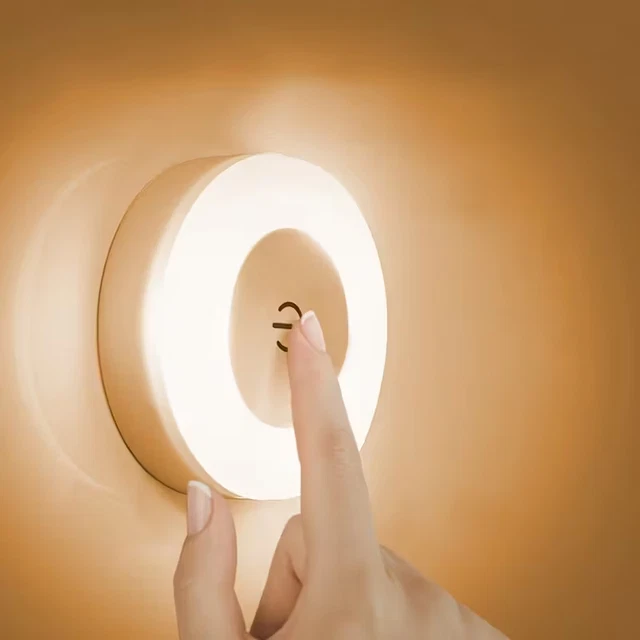 1 PC MODERN LED Touch Control Night Light , 400Mah Rechargeable Battery ...