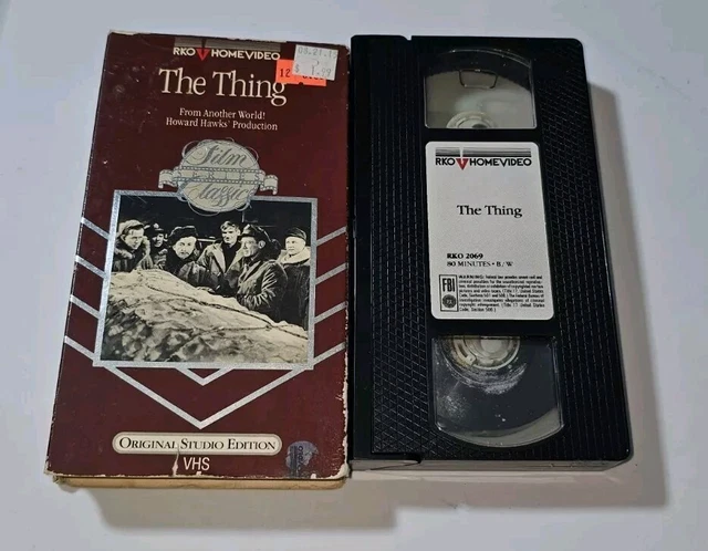 THE THING VHS RKO Home Video Original Studio Edition- 1985 £9.14 ...