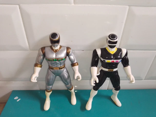 1009232 SABAN'S BANDAI 98 power rangers in space black grey astro ...