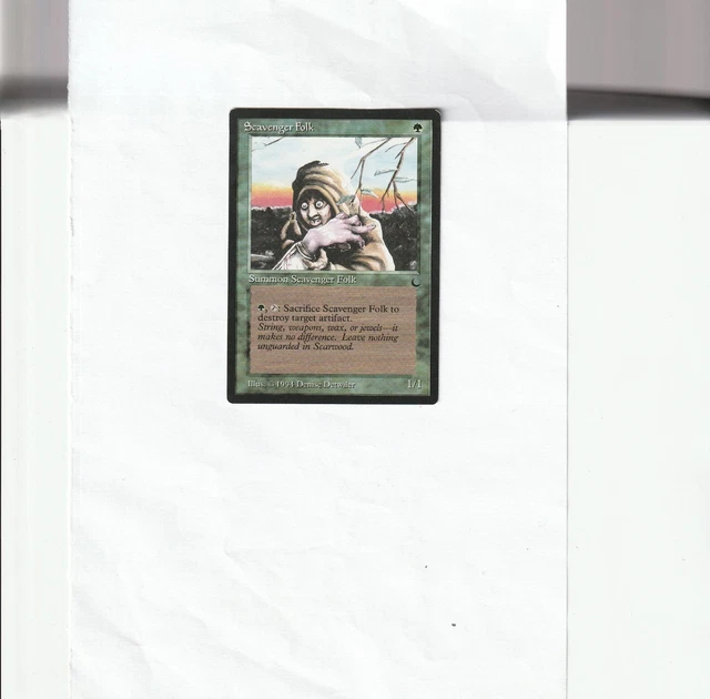 SCAVENGER FOLK-THE DARK edition 1994-Magic TG-NM EUR 2,00 - PicClick FR