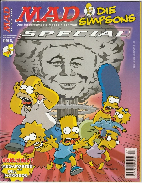 MAD SPECIAL #3 The Simpsons + Poster, Dino 2001 COMICHEFT Z1/1- £12.81 ...