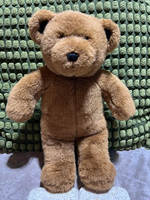 VINTAGE BUILD A BEAR Dark Brown Plush Teddy Bear Chocolate With Black Ears 15" £15.00 - PicClick UK